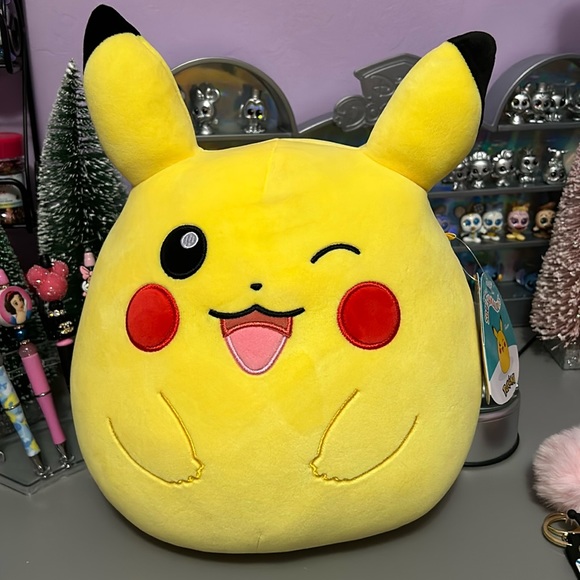 Squishmallows | Toys | Squishmallow Inch Winking Pikachu | Poshmark